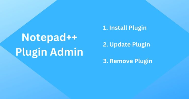 Notepad++ Plugin Admin - How to Install, Update and Remove Plugins ...